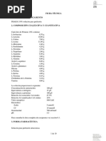 Ficha Técnica Sueroral Casen | PDF | Diarrea | Medicamentos con receta