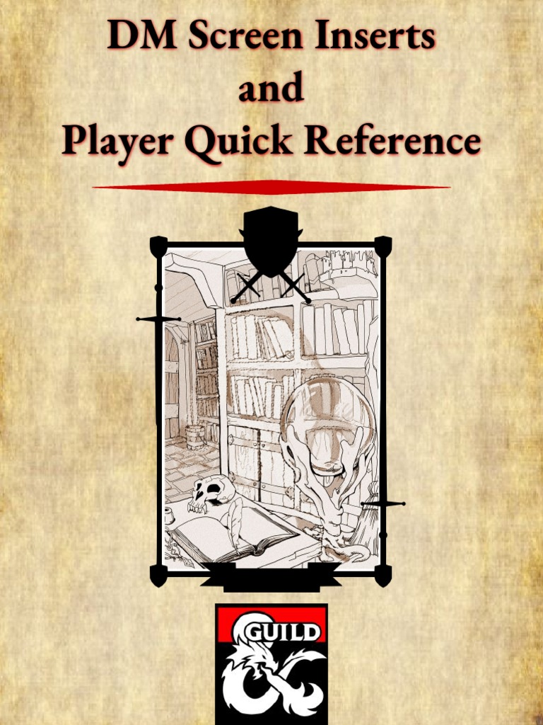 DM INSERT PLAYER REF v12 | PDF | Nature