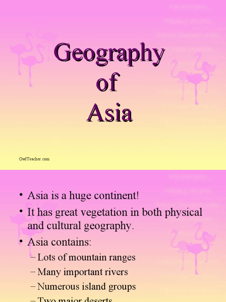 Geography of Asia | PDF | Himalayas | Rain
