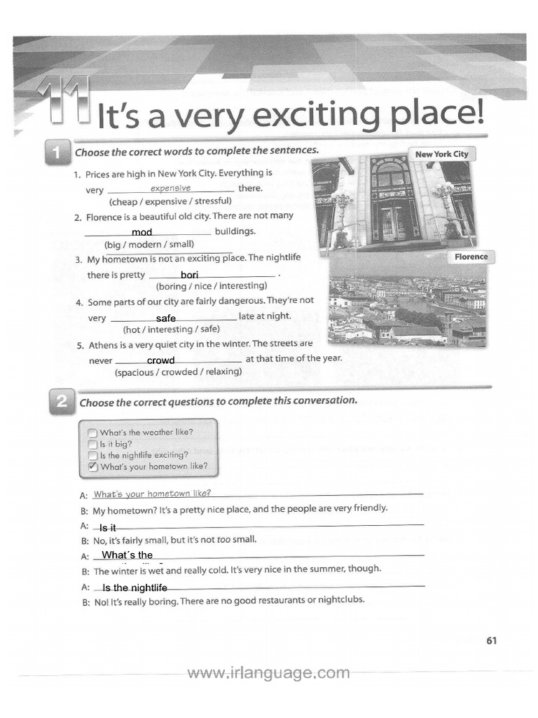 Workbook Unit 11 Pdf