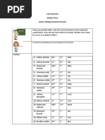 Science 10 - Chemistry Unit Test | PDF | Chemical Elements | Sulfate