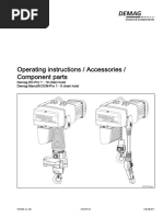 Demag Hoists Catalog | PDF | Electric Motor | Crane (Machine)