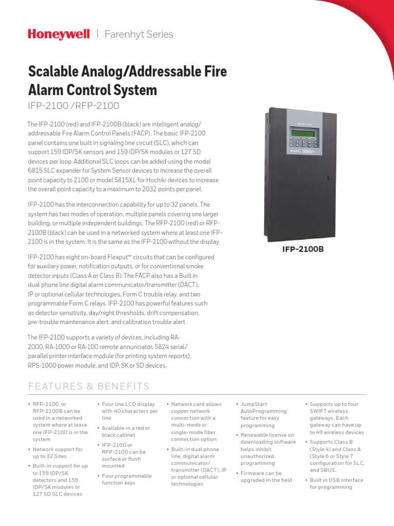 Honeywell Series Black Farenhyt Ifp 2100 Data | PDF | Equipment ...