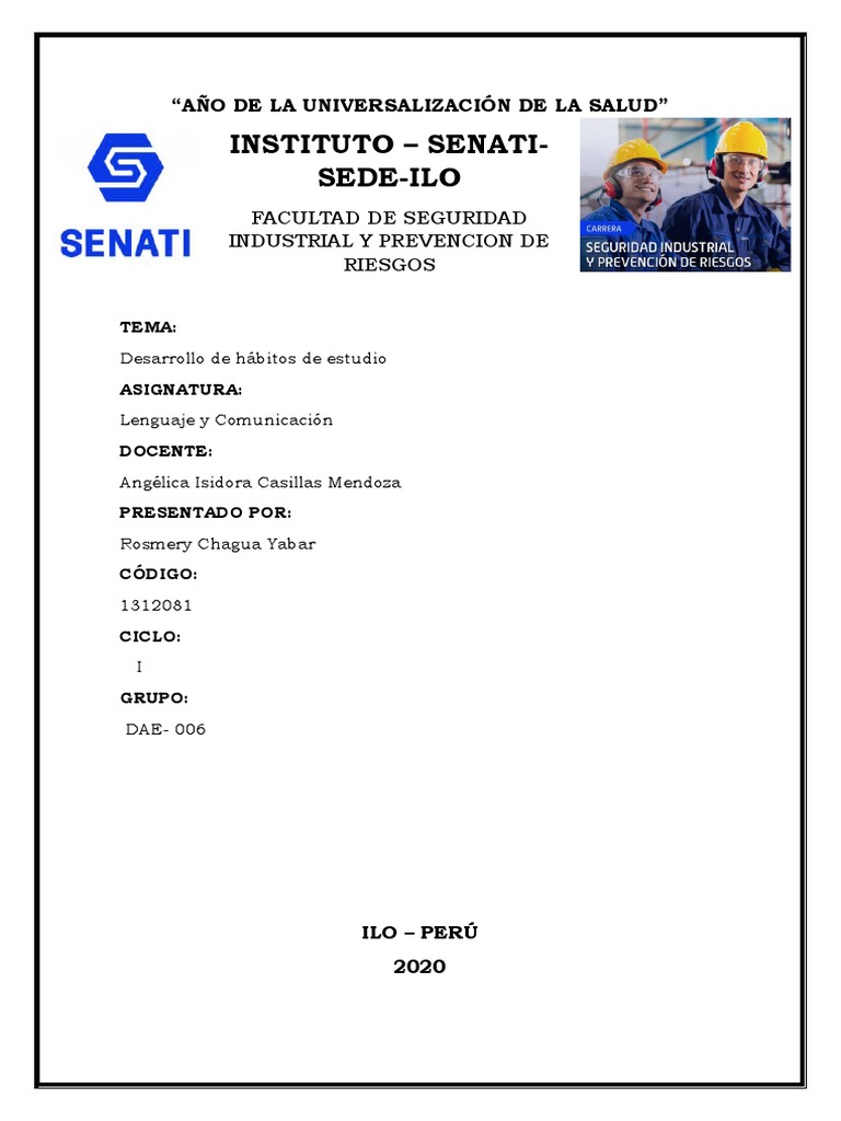 Desarrolo de Habitos-Unid 01-Rosmery Chagua Yabar | PDF | Business ...