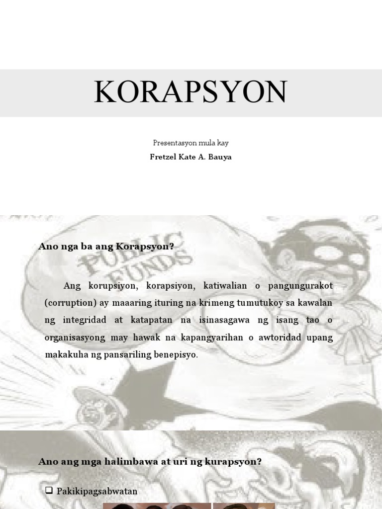 Korapsyon | PDF