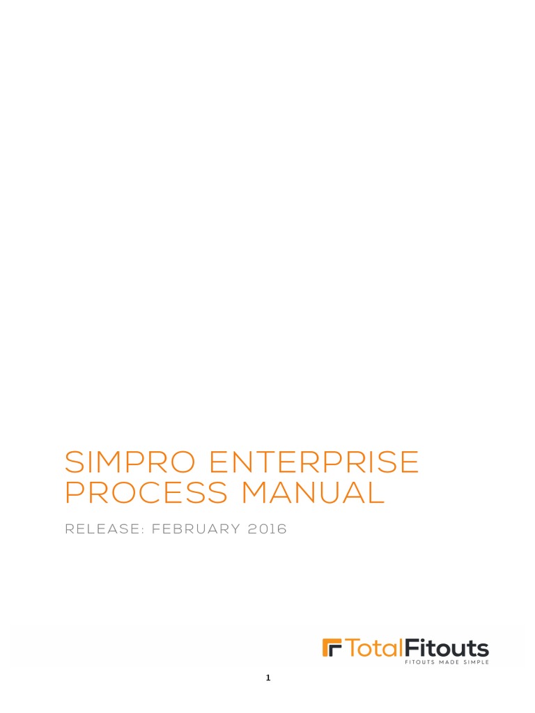 Simpro Manual V2 | PDF | Invoice | Receipt