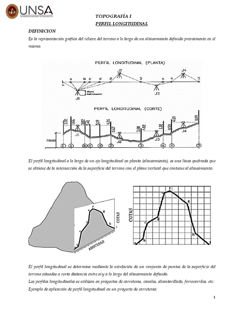 Perfil Longitudinal | PDF | Topografía | Espacio