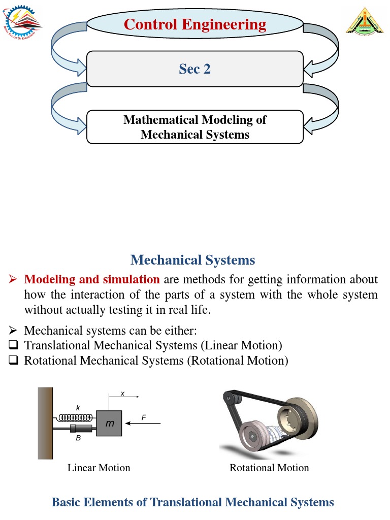 Section - Mathematical Modeling of Mechanical Systems | PDF | Force ...