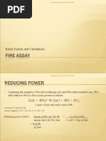 Basic Principle of Fire Assay | PDF | Metallurgical Assay | Lead