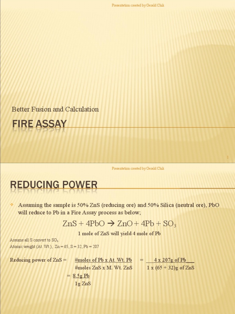 Better Fusion and Calculation | PDF | Silicon Dioxide | Metallurgical Assay