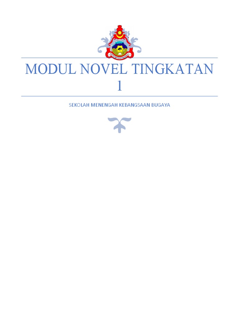 Modul Novel Tingkatan 1 | PDF