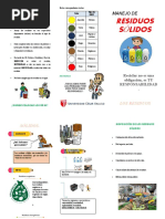 Triptico Basura | PDF | Residuos | Vertedero