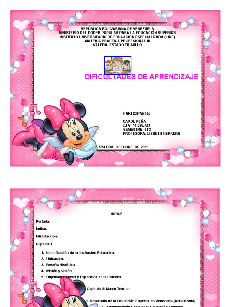 Objetivos del Ministerio de Educación | PDF | Educación especial | Dislexia
