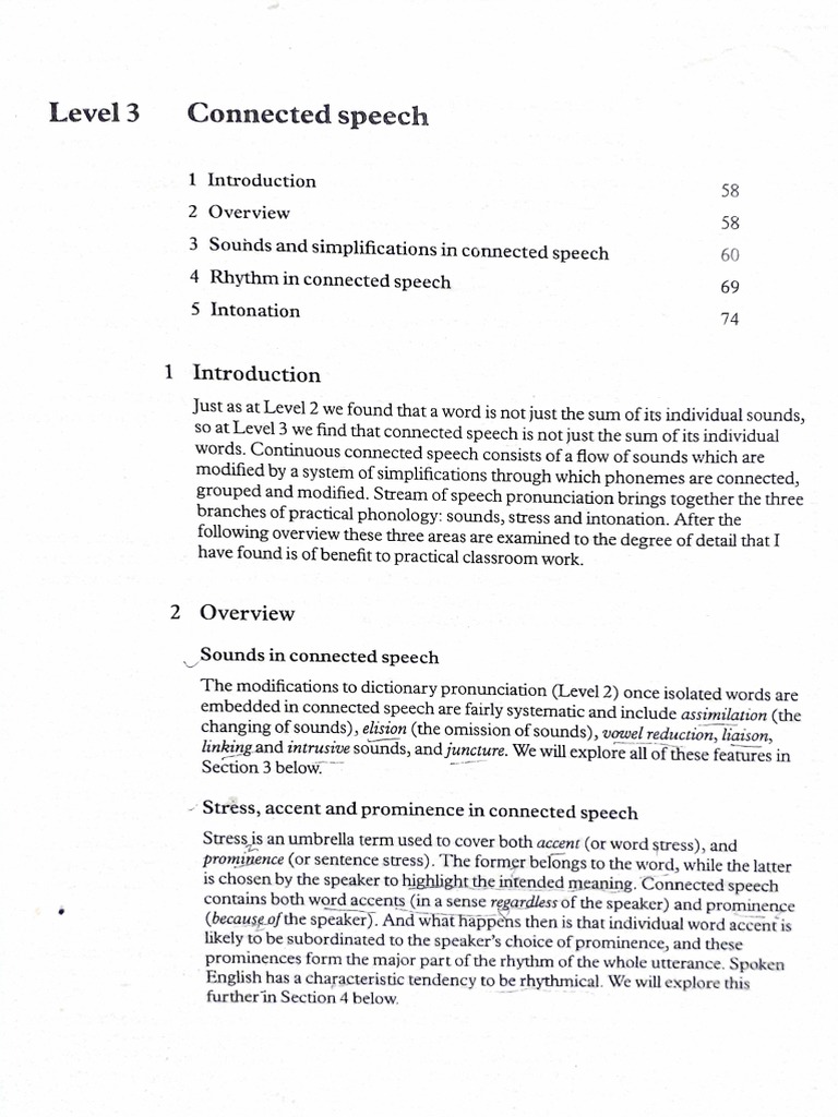 Connected Speech | PDF