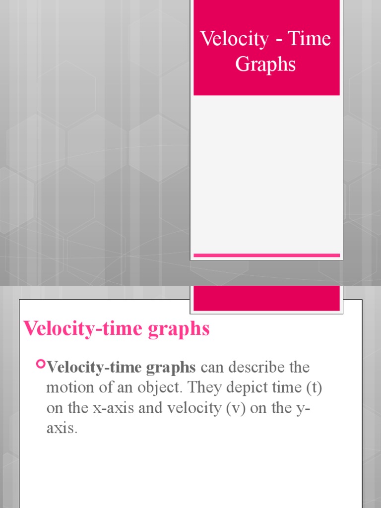 Velocity - Time Graphs | PDF | Velocity | Acceleration