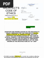 Architects Code of Ethics | PDF | Architect | Employment