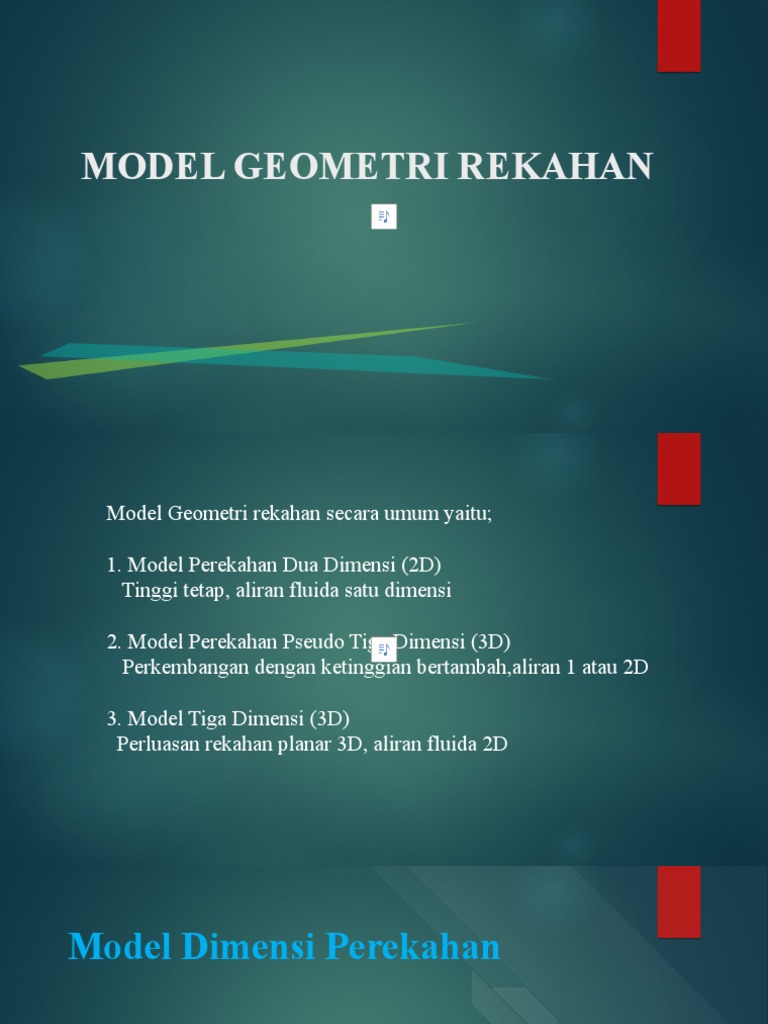Model Geometri Rekahan dan Evaluasi | PDF