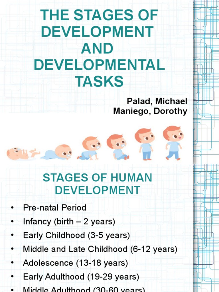 The Stages of Development AND Developmental Tasks: Palad, Michael ...