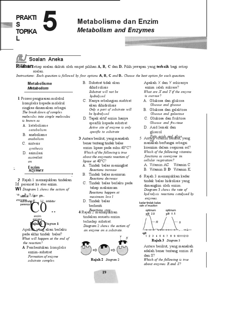 Biology - O.fajar - Form 4 - Chapter 5 | PDF