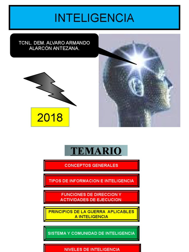 Inteligencia Estrategica | PDF | Inteligencia | Planificación