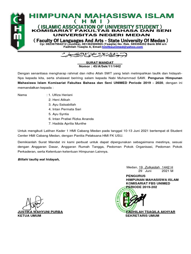 Hmi Komisariat FBS Unimed | PDF