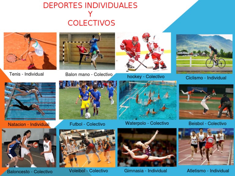 Deportes Individuales y Colectivos | PDF