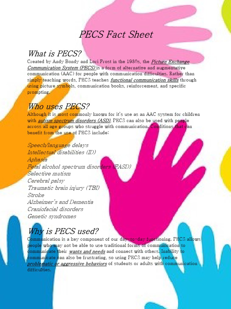PECS Fact Sheet PDF | PDF