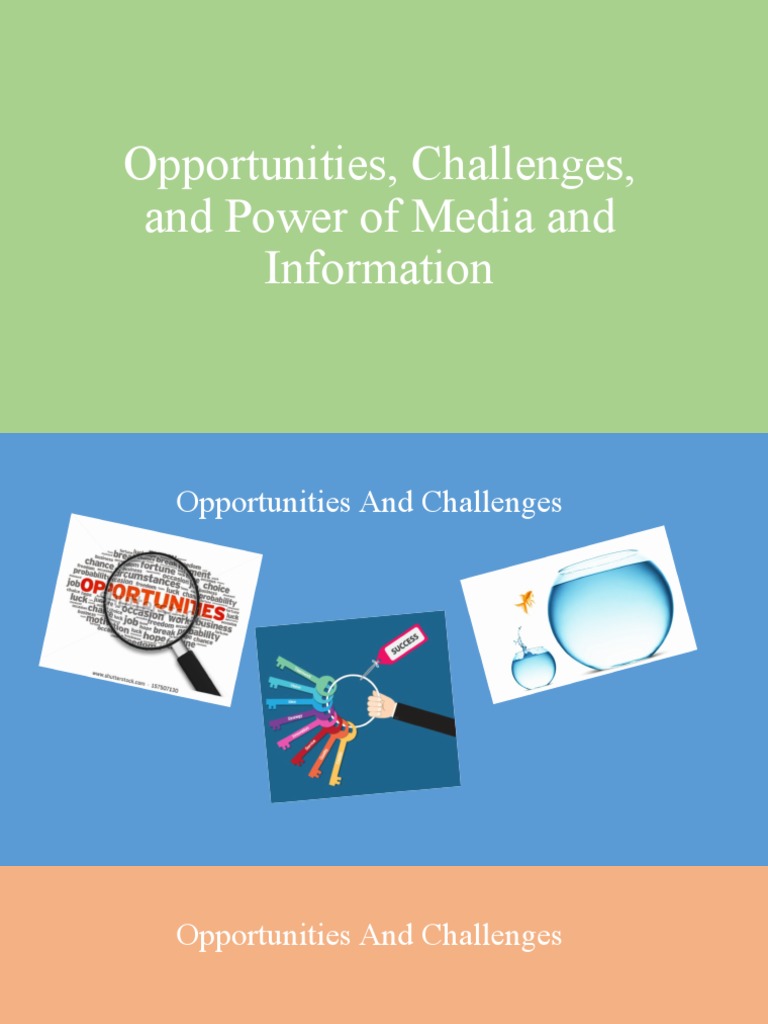 Opportunities Challenges and Power of Media | PDF | Social Media ...