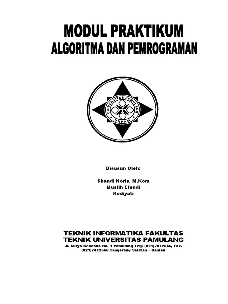 Praktikum Algoritma Dan Pemrograman | PDF