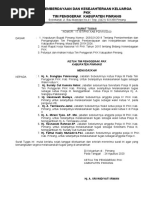 Contoh SK Pengangkatan Dan Penetapan Pengurus PKK Desa | PDF