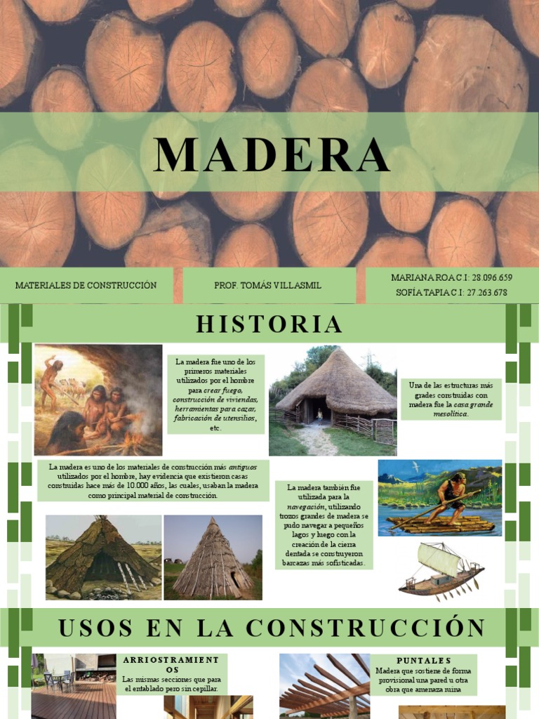 Materiales (Madera) 4 | PDF | Madera | Materiales de construcción