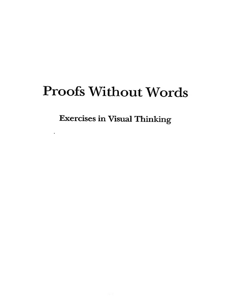 Proofs Without Words 3 | PDF