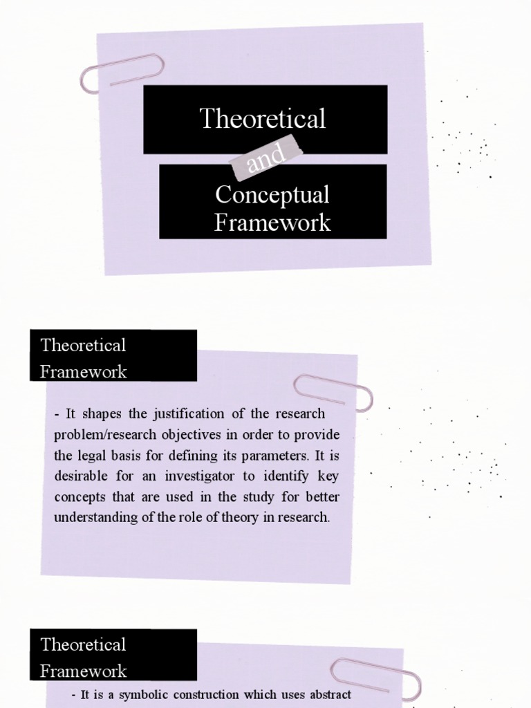Theoretical and Conceptual Frameworks: Understanding the Difference and ...