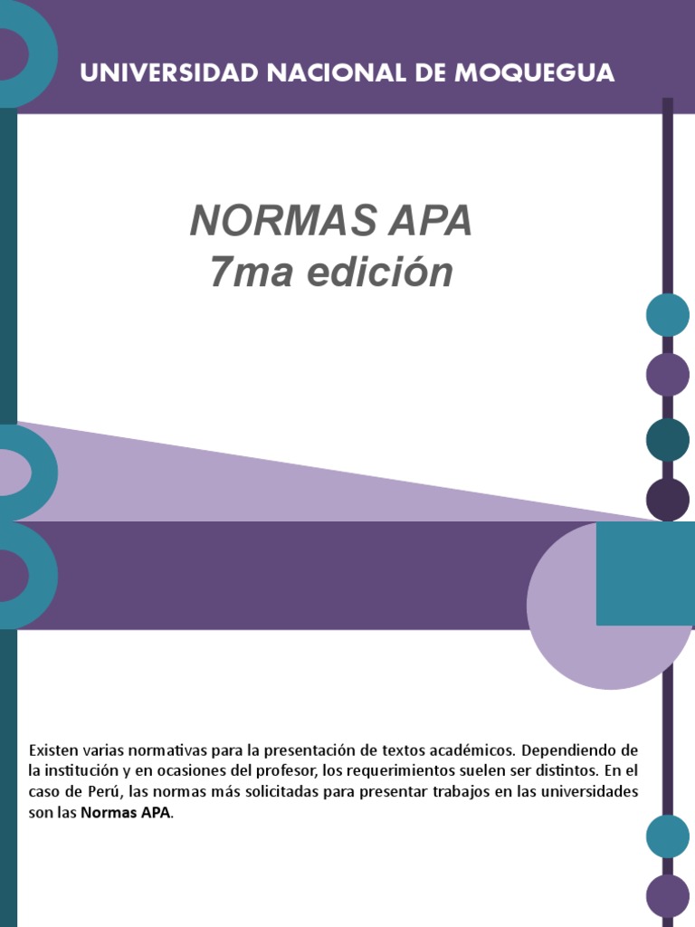 Normas Apa Unam | PDF | Estilo apa | Idiomas