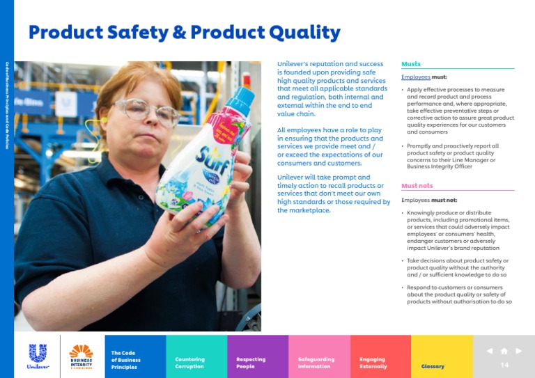 Ensuring Product Safety and Quality Through Effective Processes ...