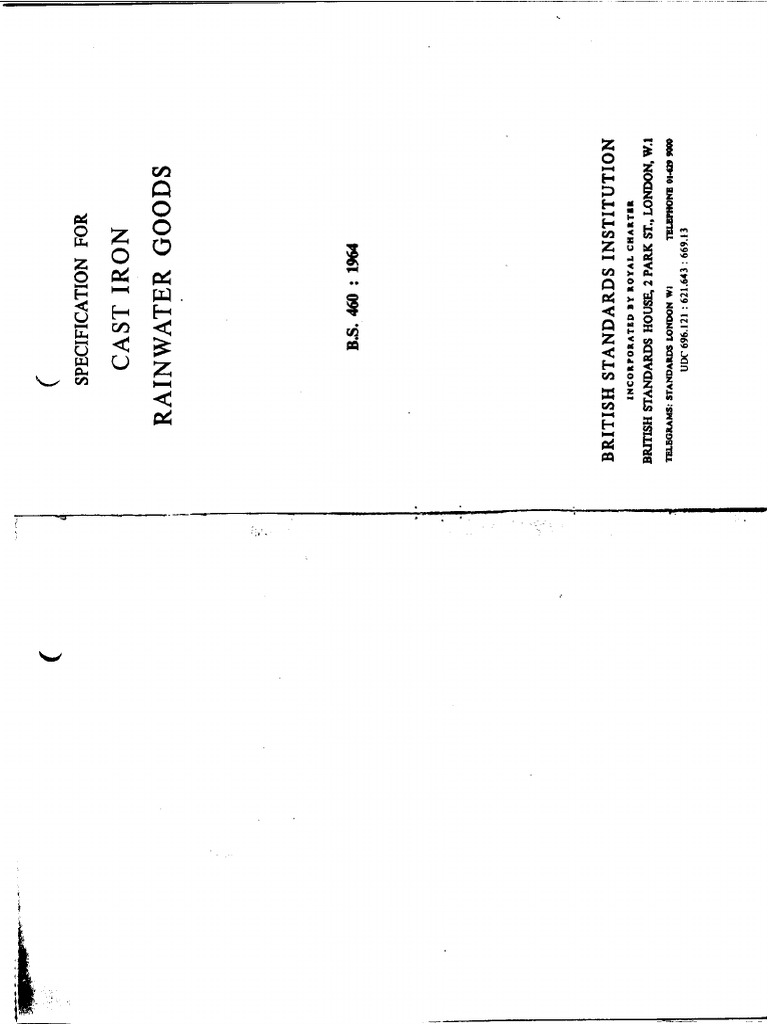 BS 460 | PDF