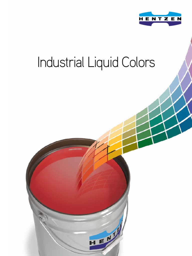 Industrial Liquid Coatings Color Card | PDF | Epoxy | Paint