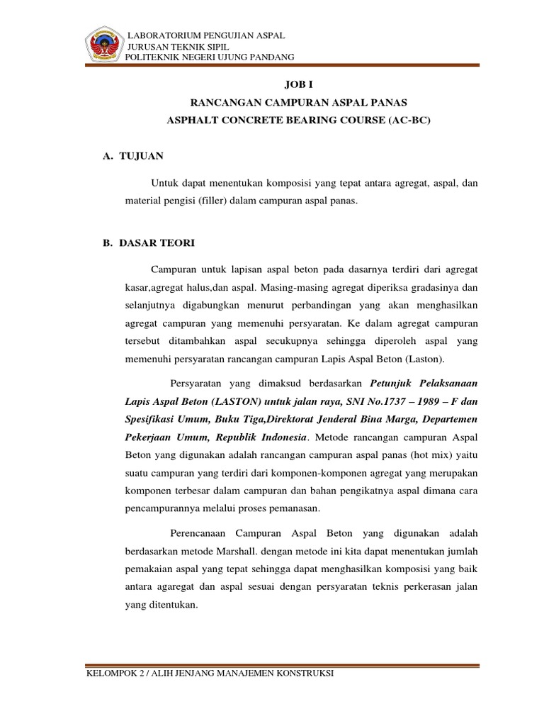 Job Mix Design | PDF