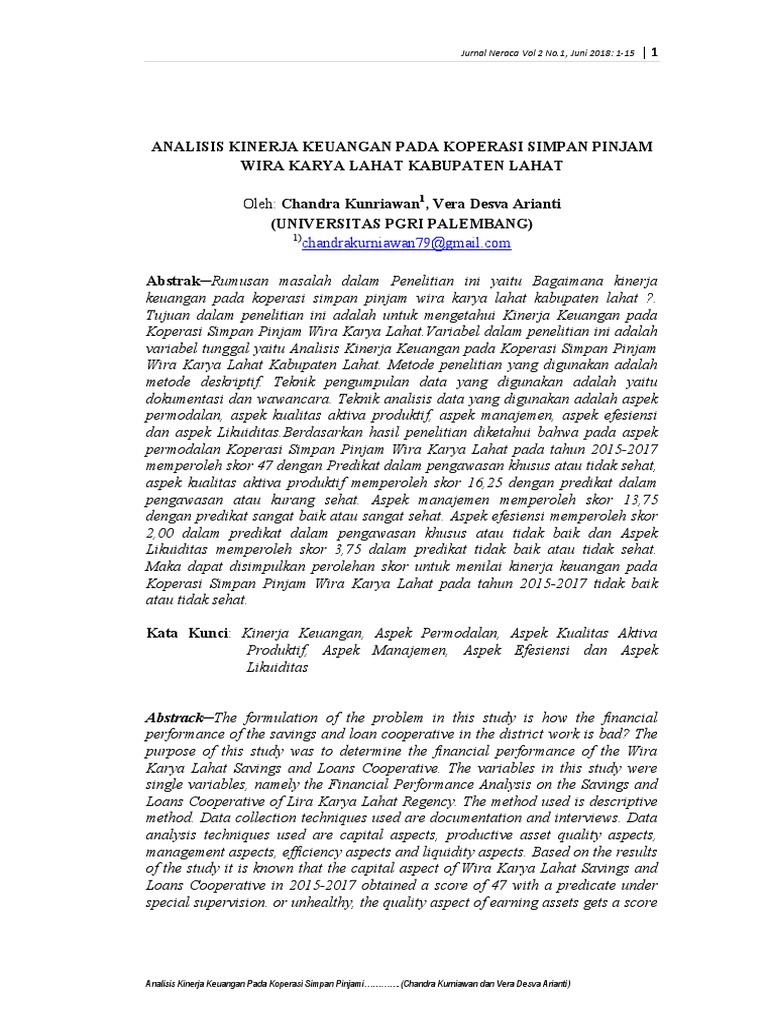 Oleh: Chandra Kunriawan: Abstrack The Formulation of The Problem in This Study Is How The ...
