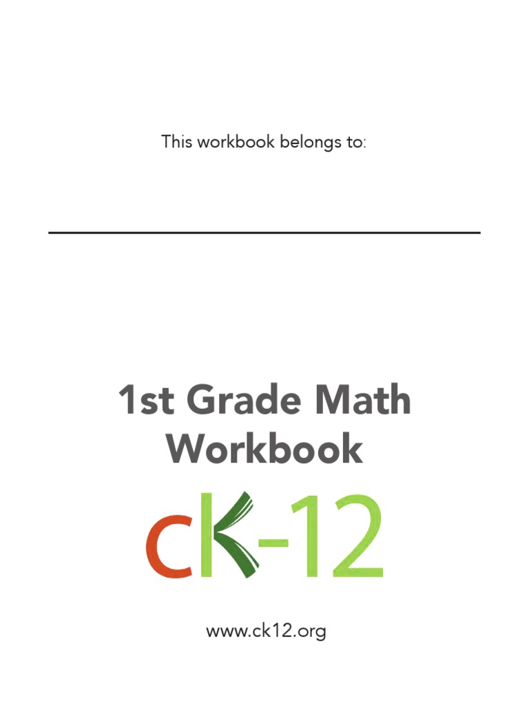 1st Grade Math Workbook: Addition & Subtraction | PDF | Subtraction ...