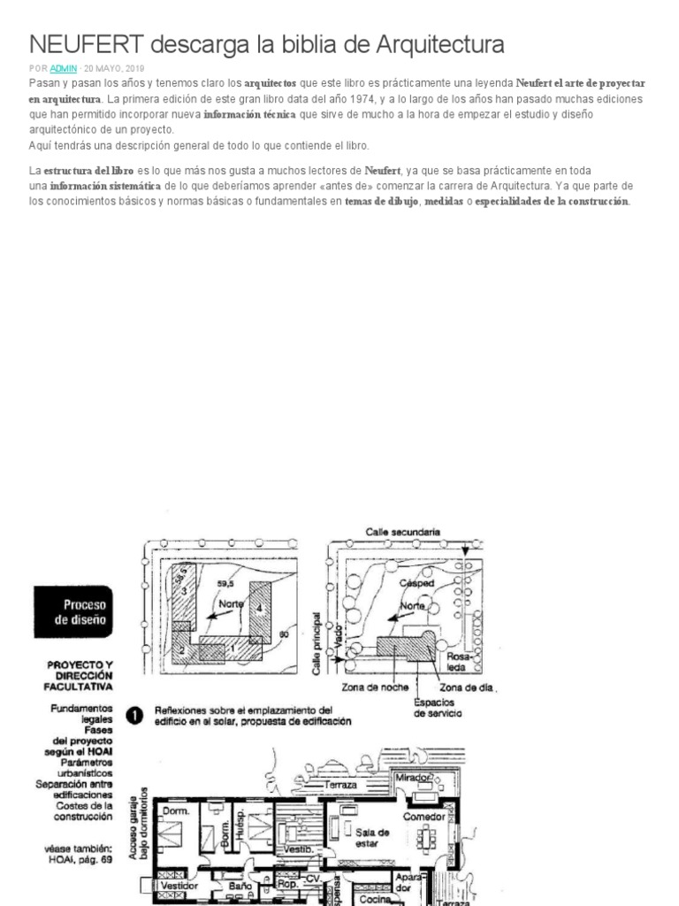 Neufert Arte De Proyectar En Arquitectura 2019 La Biblia Libro Arte De