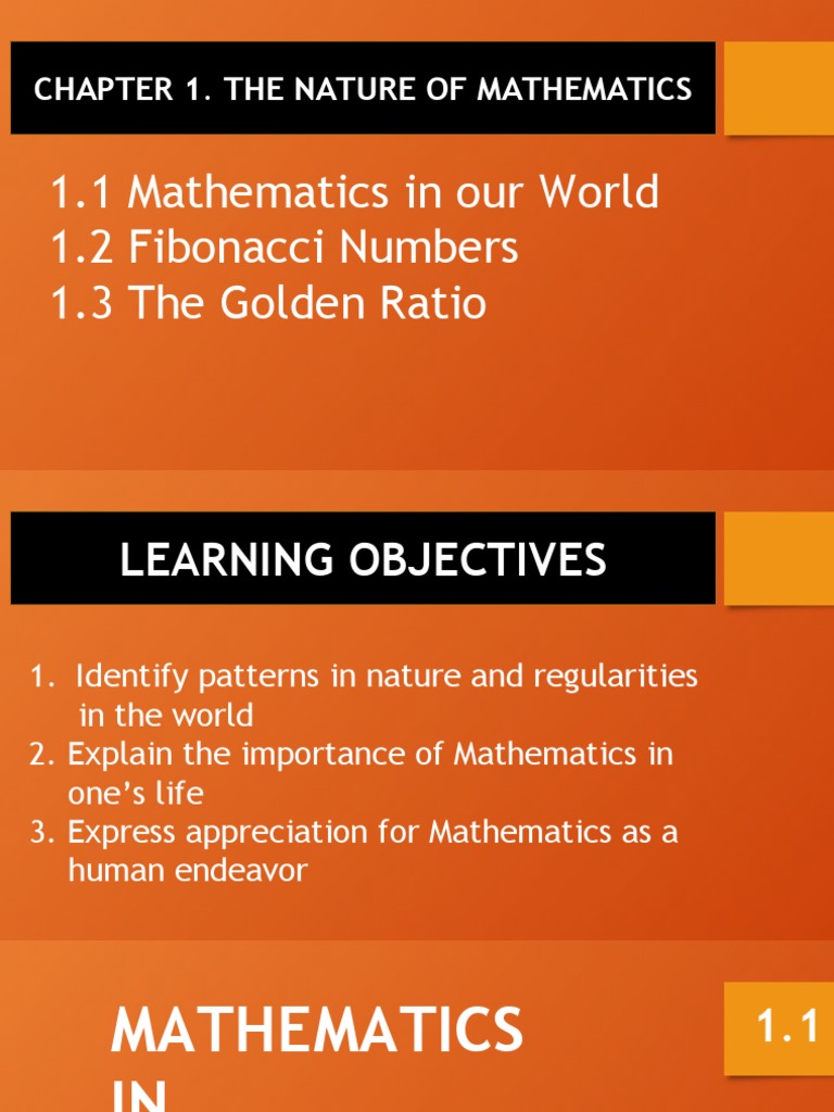 The Golden Ratio in Math and Nature | PDF | Teaching Mathematics | Science