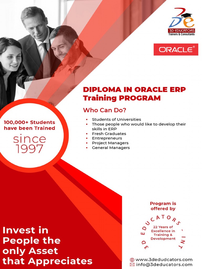 Diploma in Oracle ERP Training Program | PDF