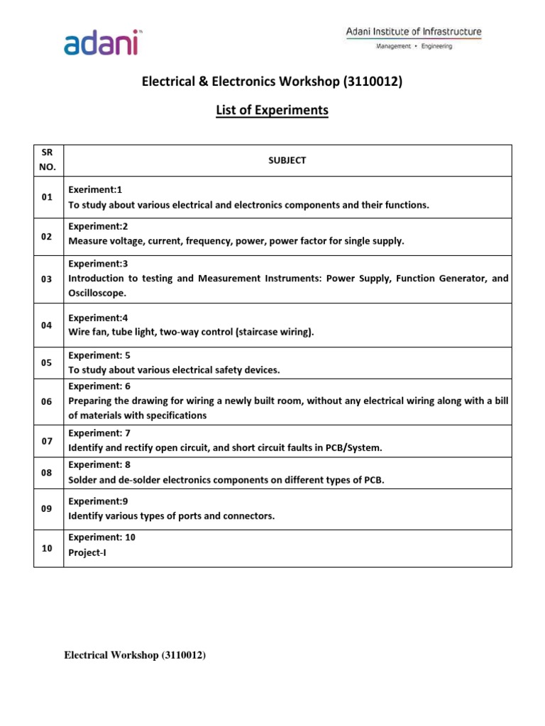 Ews Manual | PDF | Switch | Fuse (Electrical)