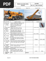 Bar Bending Machine Safety Inspection Checklist | PDF