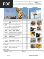 Gantry Crane Safety Inspection Checklist Global EHS | PDF | Crane ...