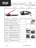 Man Basket Checklist | PDF | Crane (Machine) | Elevator