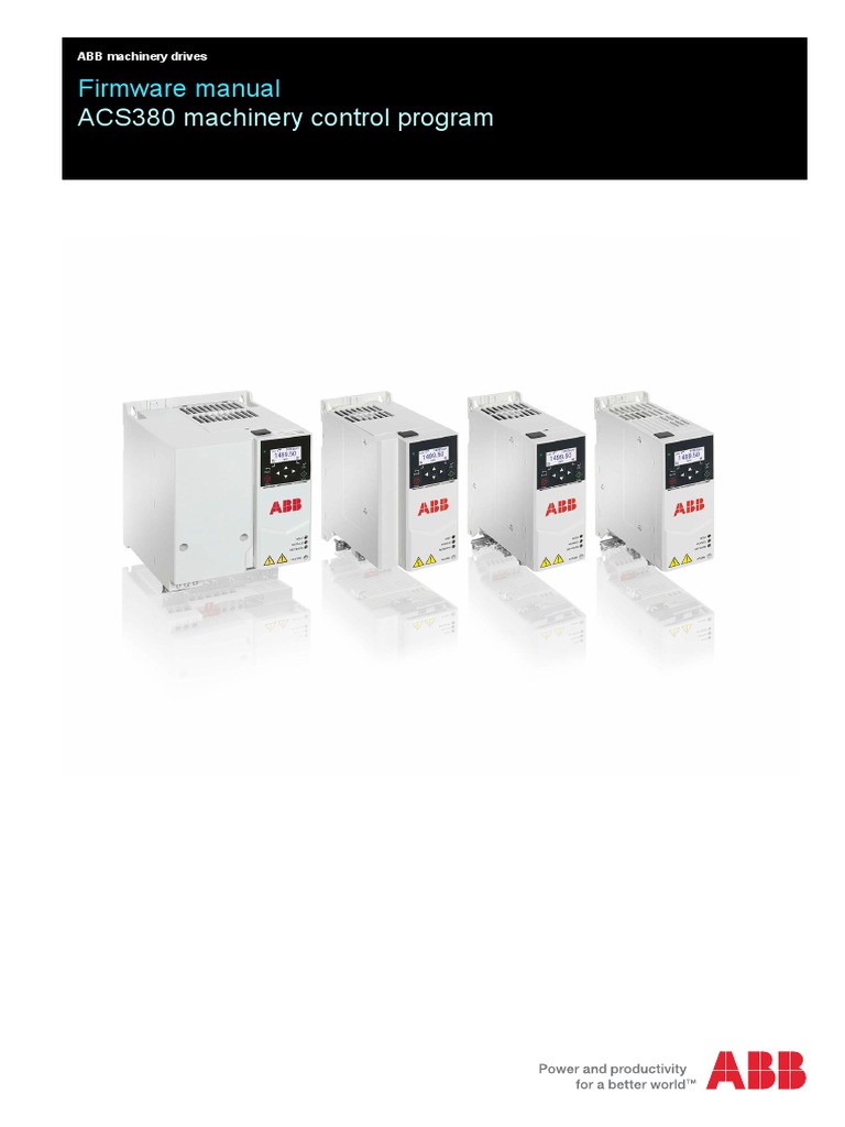 Firmware Manual: ACS380 Machinery Control Program | PDF | Direct ...