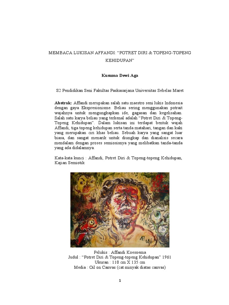 Membaca Lukisan Affandi | PDF