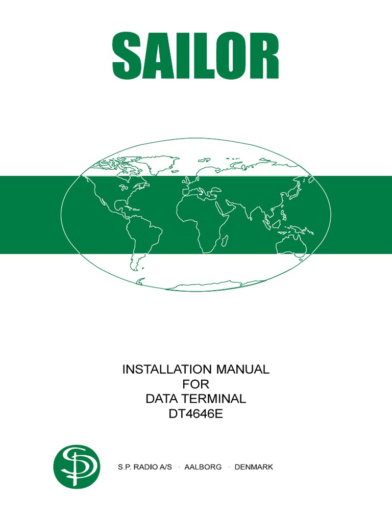 SAILOR 403606 Message Terminal - Installation Manual - Technical ...